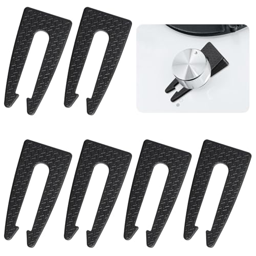 6 Pack Safety Stove Knob Locks, Flexible Gas Stove Child Safety Knob ...