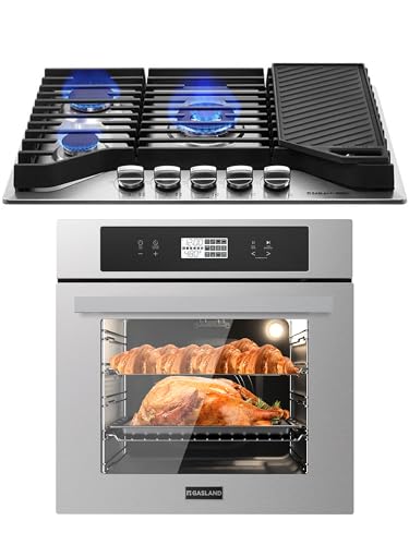 GASLAND Master Series 30 Inch Gas Cooktop with Griddle, 24 Inch ...