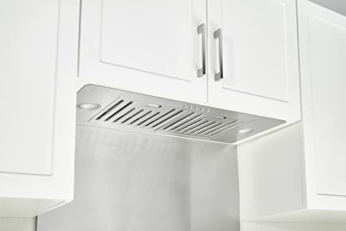 KOBE INX2730SQB-700-3 Insert Range Hood, 30-Inch, Stainless Steel ...