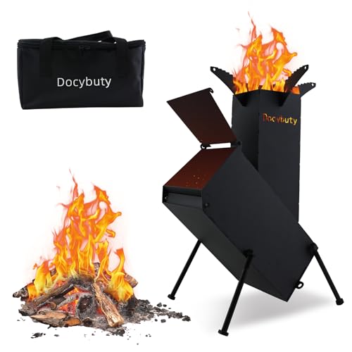 Rocket Stove Wood Burning Camp Stove Rocket Stove for Cooking Portable ...